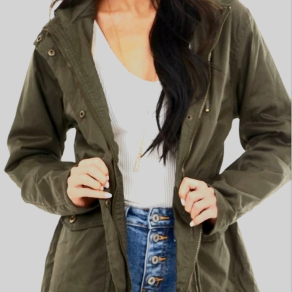 C'est Toi | Jackets & Coats | Cest Toi Black Label Army Green Jacket | Poshmark